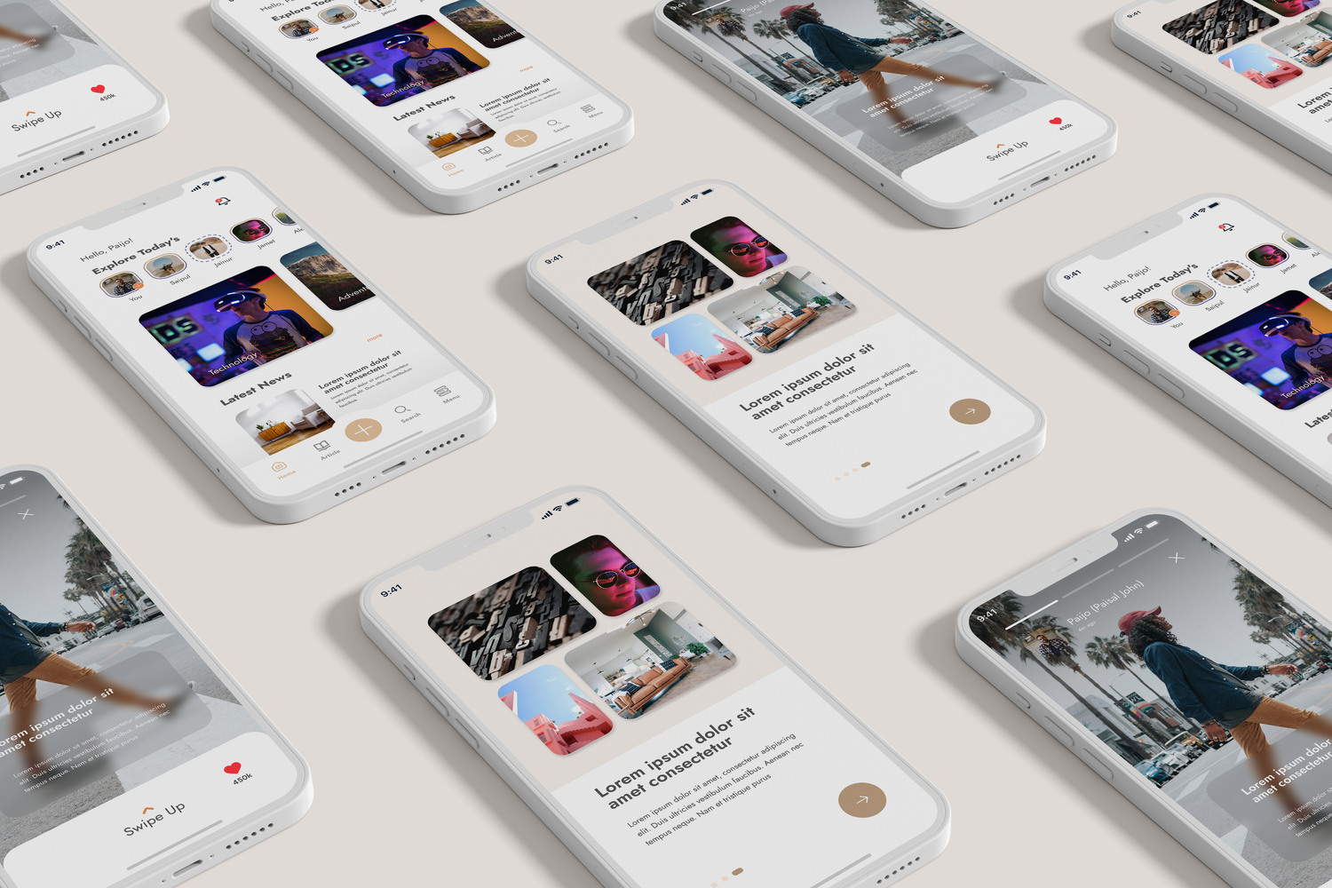 5099 iPhone13粘土风设计样机模型smartphone-clay-mockup@GOOODME.COM _ 果觅网（gooodme）